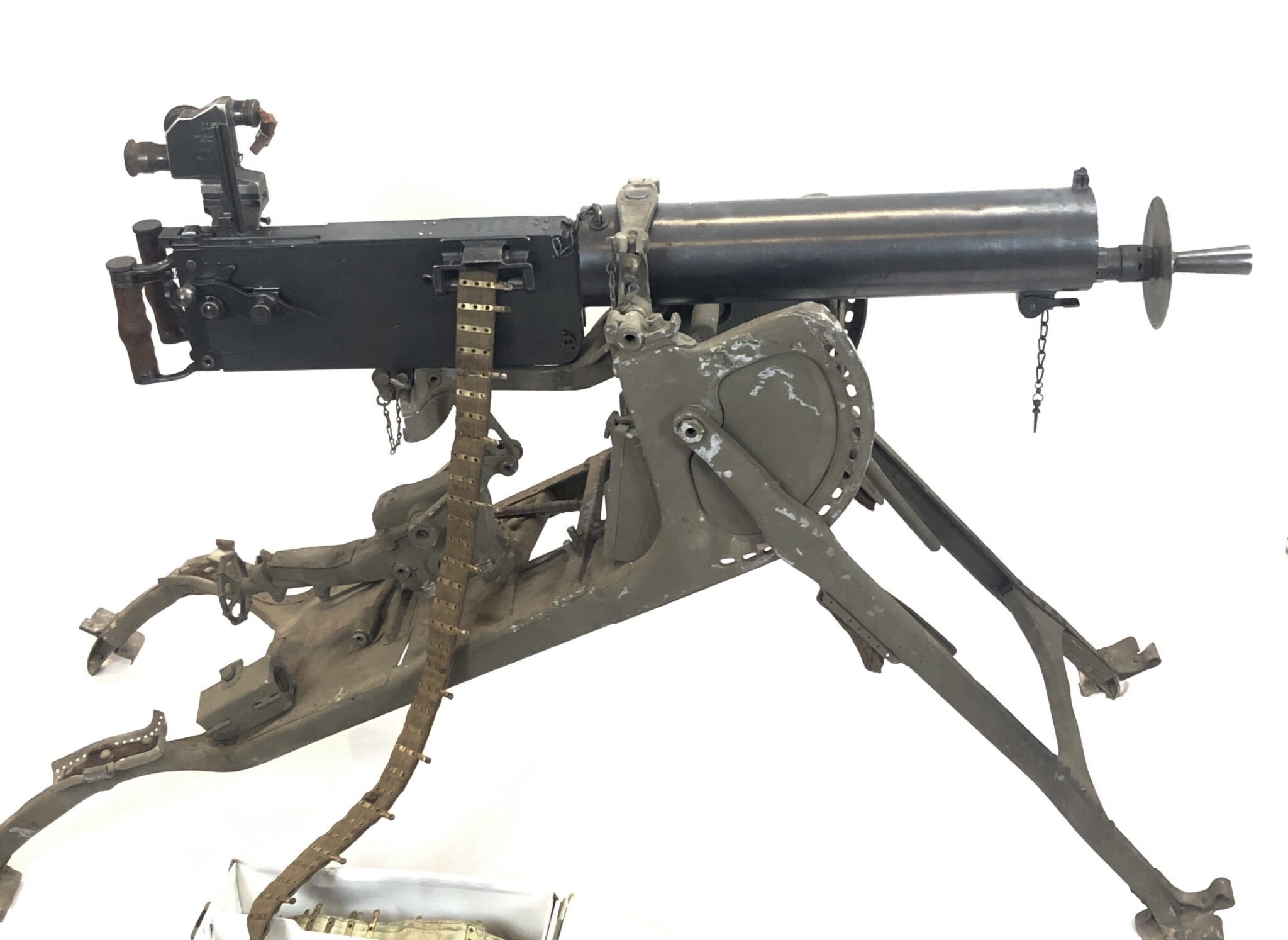 German DWM Maxim 08 8mm Mauser Belt Fed Machine Gun