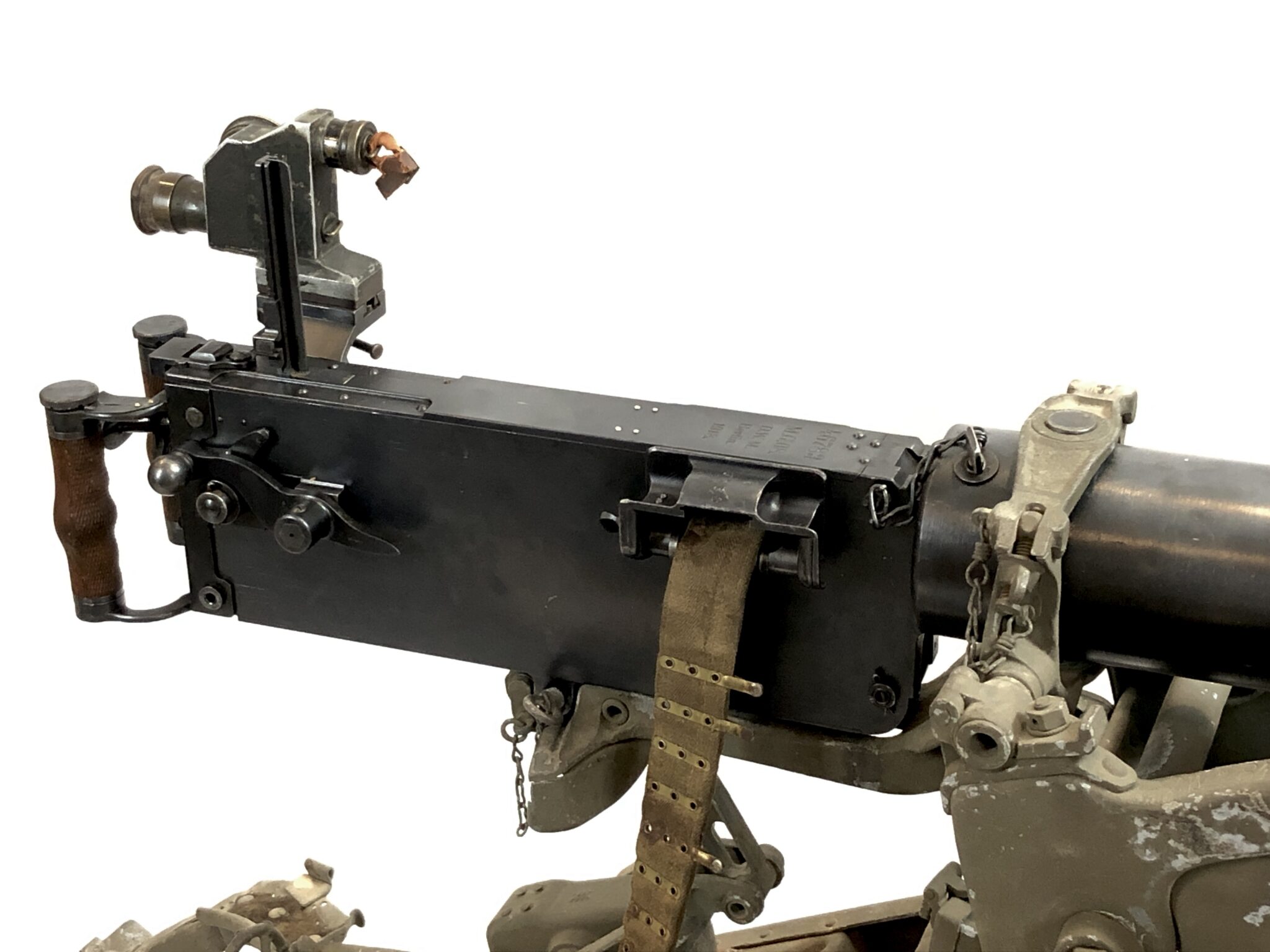 German DWM Maxim 08 8mm Mauser Belt Fed Machine Gun