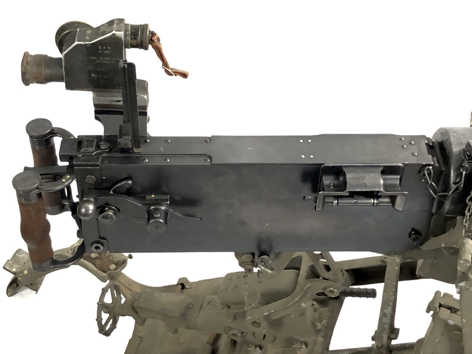 German DWM Maxim 08 8mm Mauser Belt Fed Machine Gun