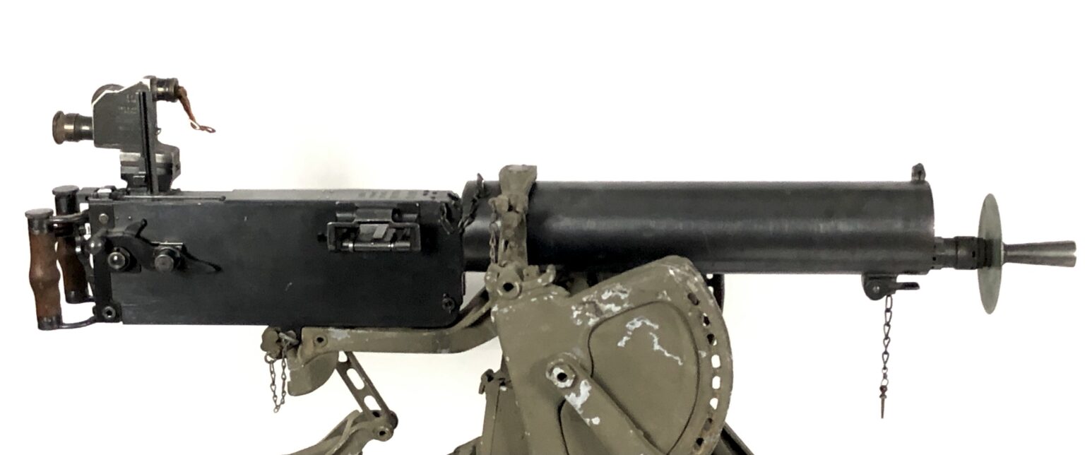 German DWM Maxim 08 8mm Mauser Belt Fed Machine Gun